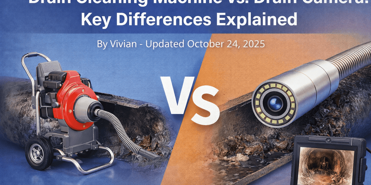 Drain Cleaning Machine vs. Drain Camera — Powerwill