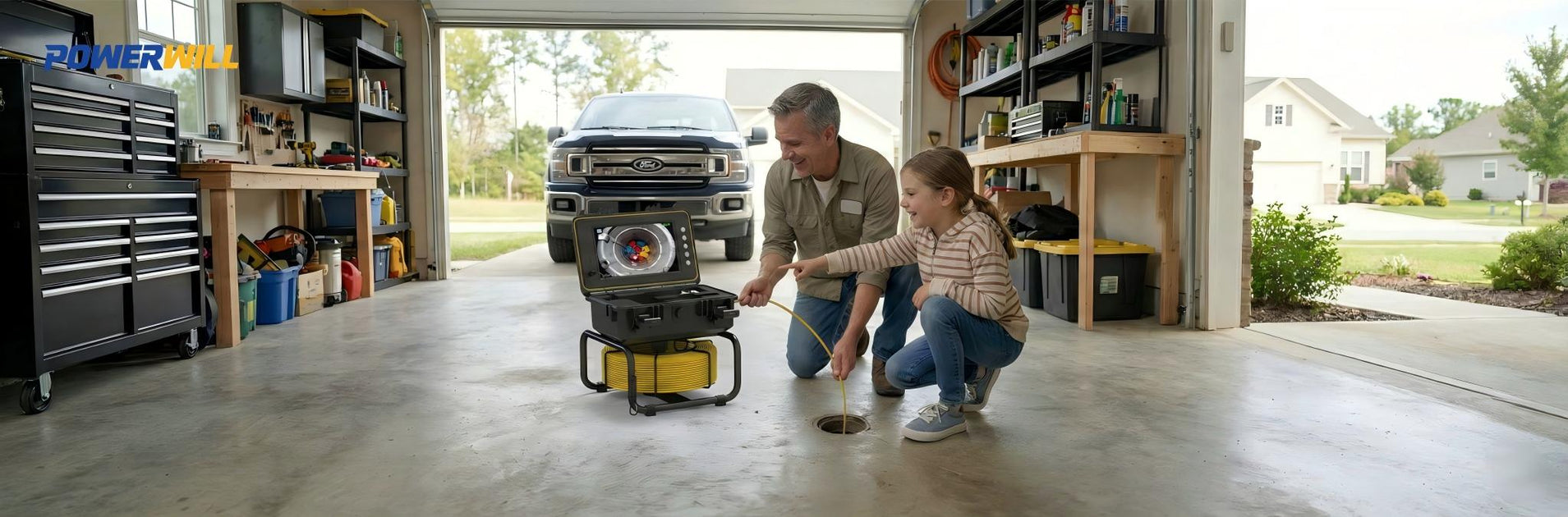 PowerWill Drain Cameras | HD Sewer & Pipe Inspection Systems — Powerwill